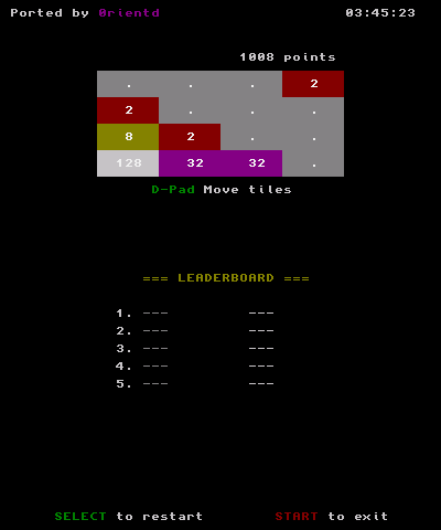 2048 3DS Port - GameBrew