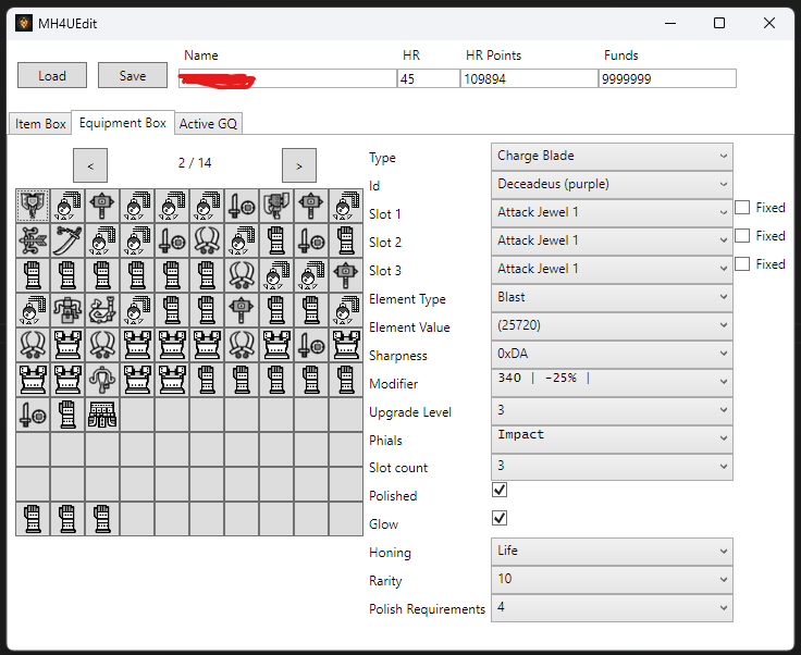 MH4U Save Editor 3DS - (Save Editors) - GameBrew