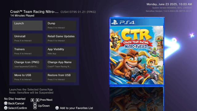 ItemzFlow PS4 - (Utilities) - GameBrew