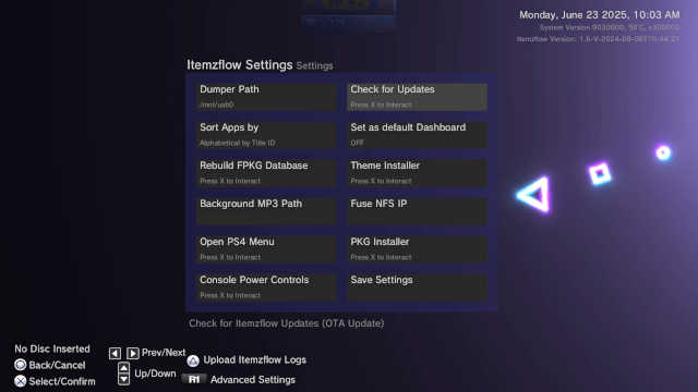 ItemzFlow PS4 - (Utilities) - GameBrew
