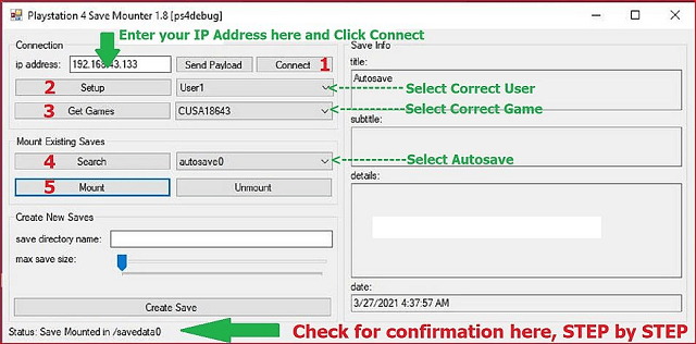 Playstation 4 Save Mounter - (Utilities) - GameBrew