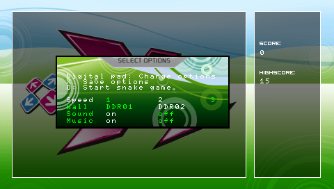 DDRSnake PSP - GameBrew