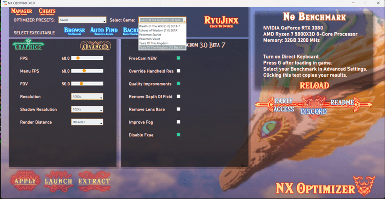 NX Optimizer Switch - Switch Rom Hacks (Hack Utilities) - GameBrew